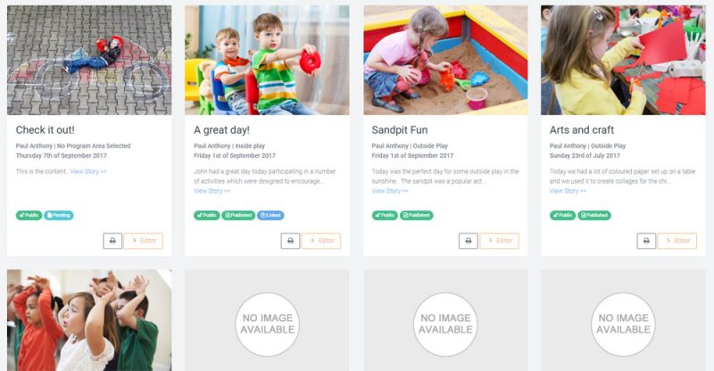 Adding, Choosing and Changing a feature image for a learning story ...