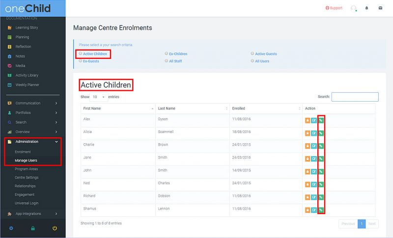 Linking Parents & Children | One Child
