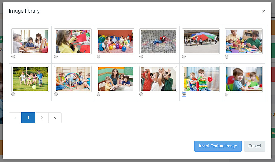 Adding, Choosing and Changing a feature image for a learning story ...