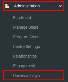 Universal Login for admins to access any users account | One Child