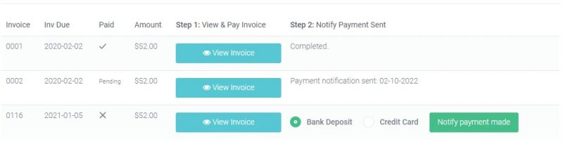 Invoices from One Child | One Child